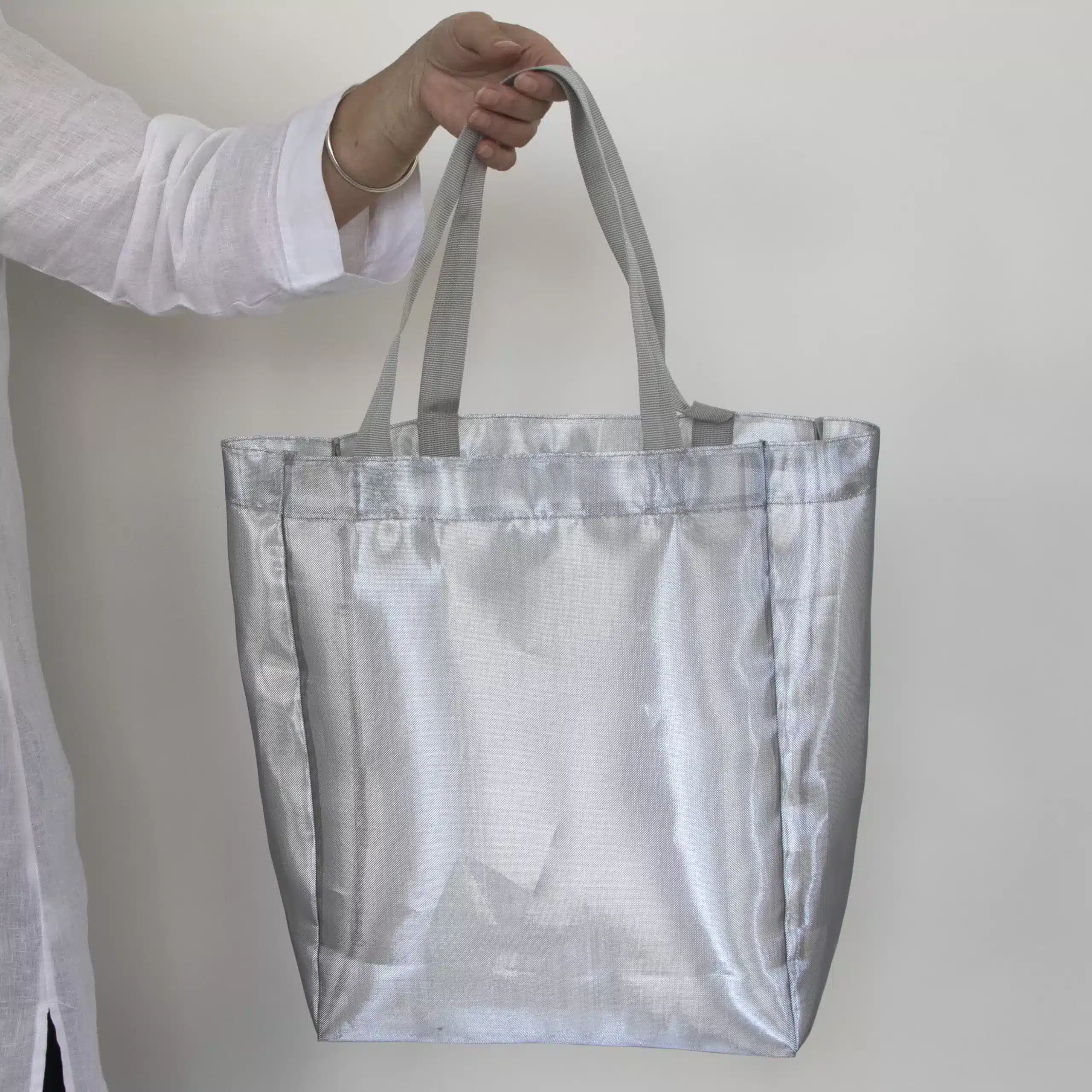 Custom Mesh Tote Bags made to order by Gouda Inc